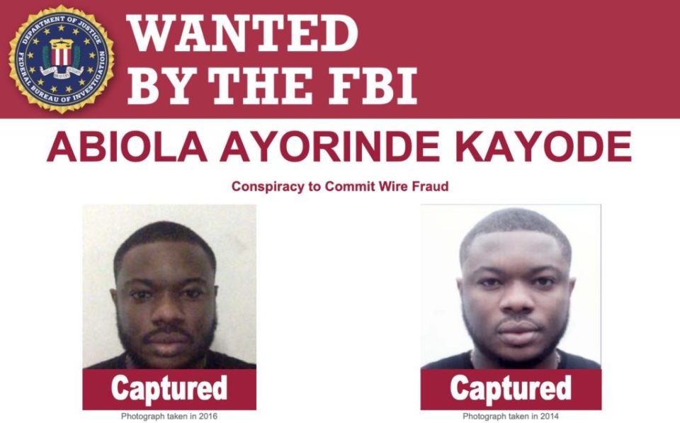 6m Cyber Fraud: FBI extradites Abiola Kayode from Ghana to US ...